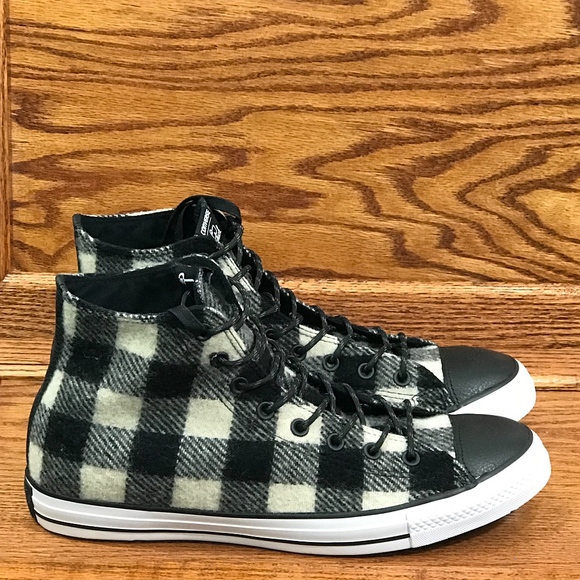Converse | Shoes | Converse Woolrich Ctas Hi White Black White Shoe ...